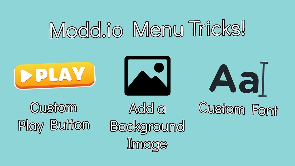 Modd.io Menu Tricks! - Script Library - Modd.io Forum
